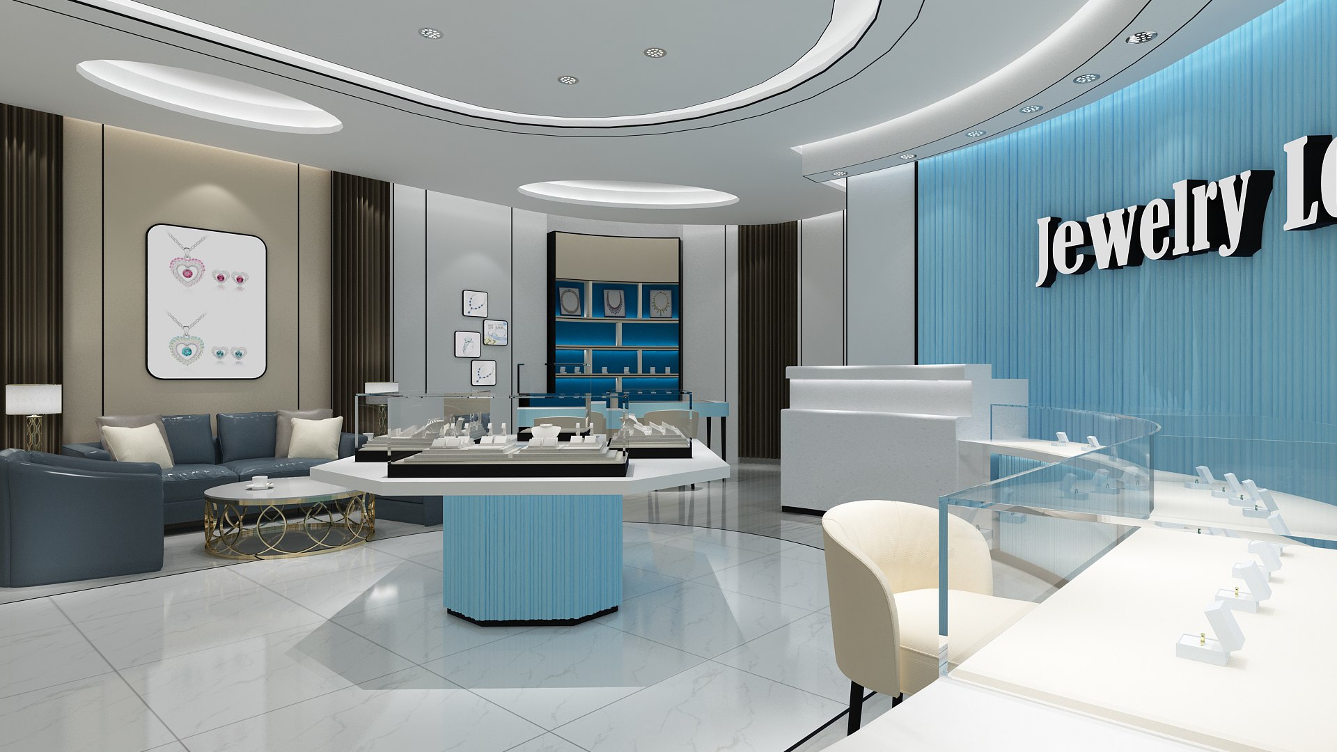 3D Model Jewelry Store Collection 01 - TurboSquid 2268343