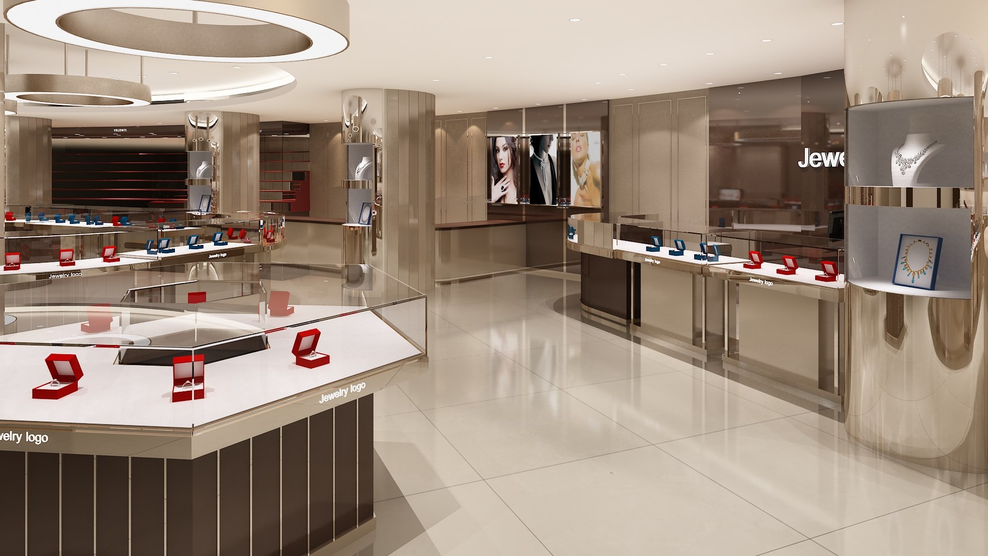 3D Model Jewelry Store Collection 01 - TurboSquid 2268343