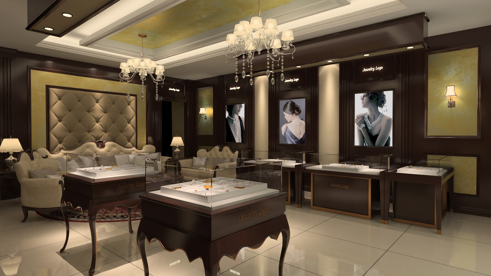 3D Model Jewelry Store Collection 01 - TurboSquid 2268343