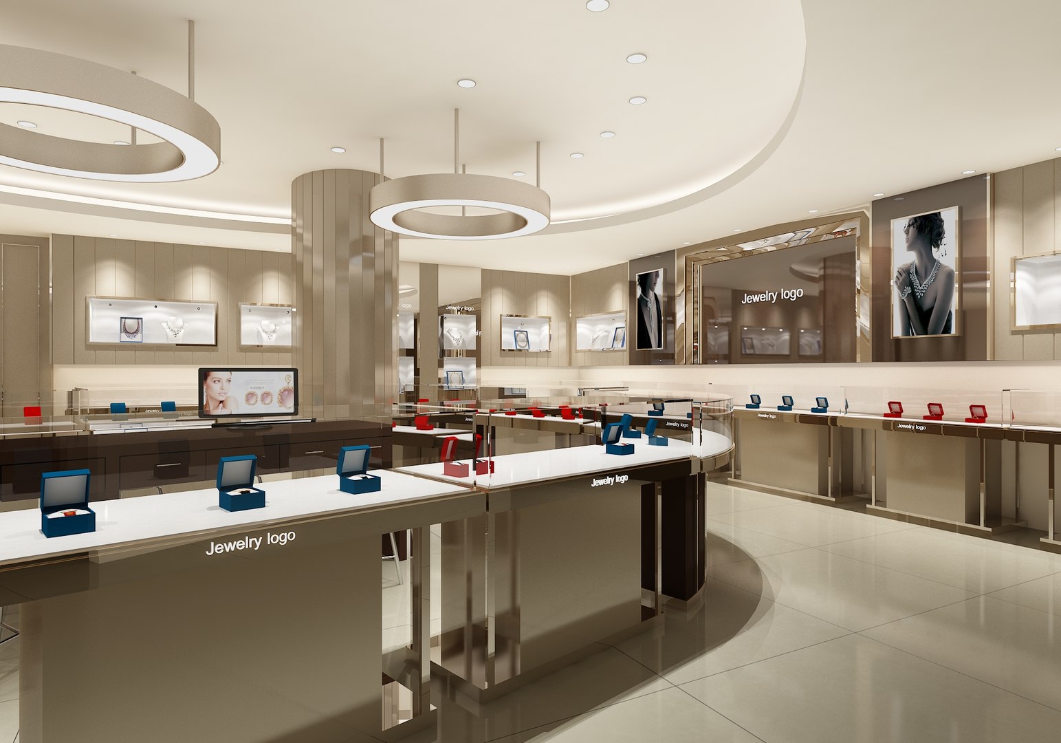3D Model Jewelry Store Collection 01 - TurboSquid 2268343