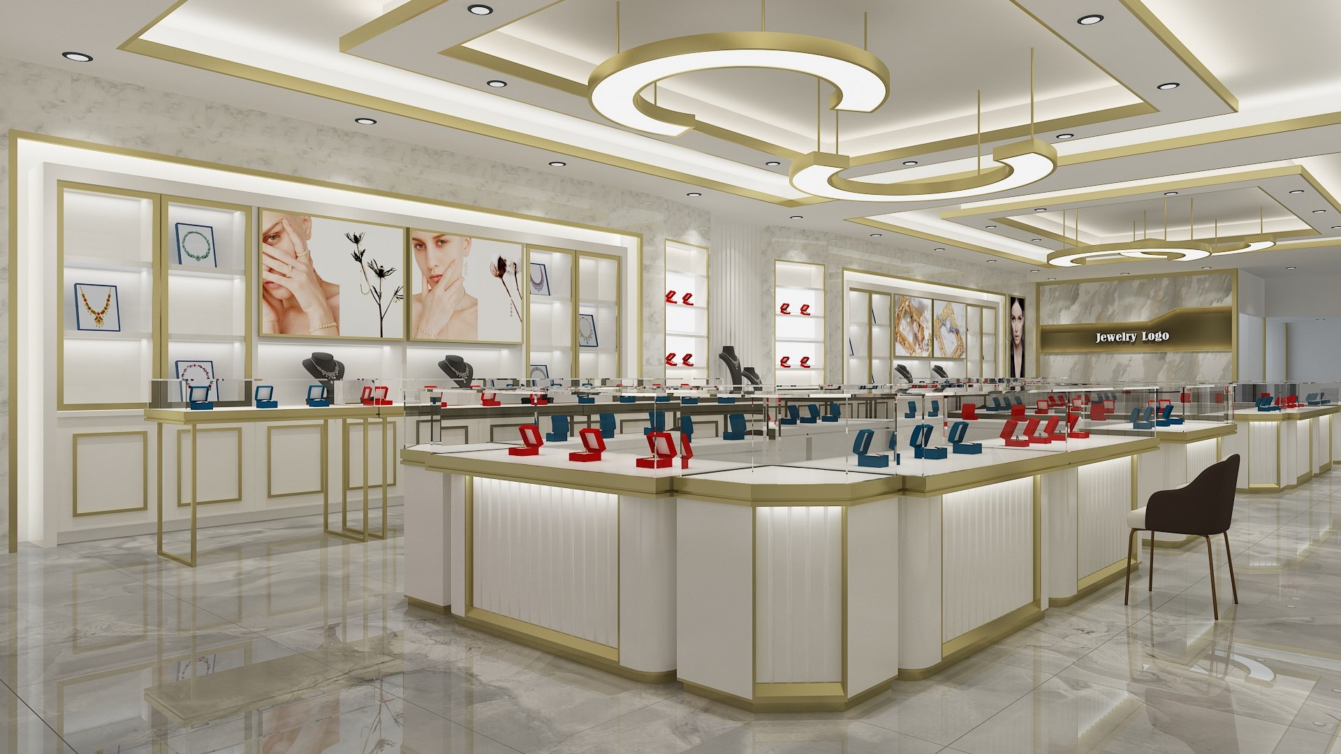 3D Model Jewelry Store Collection 01 - TurboSquid 2268343