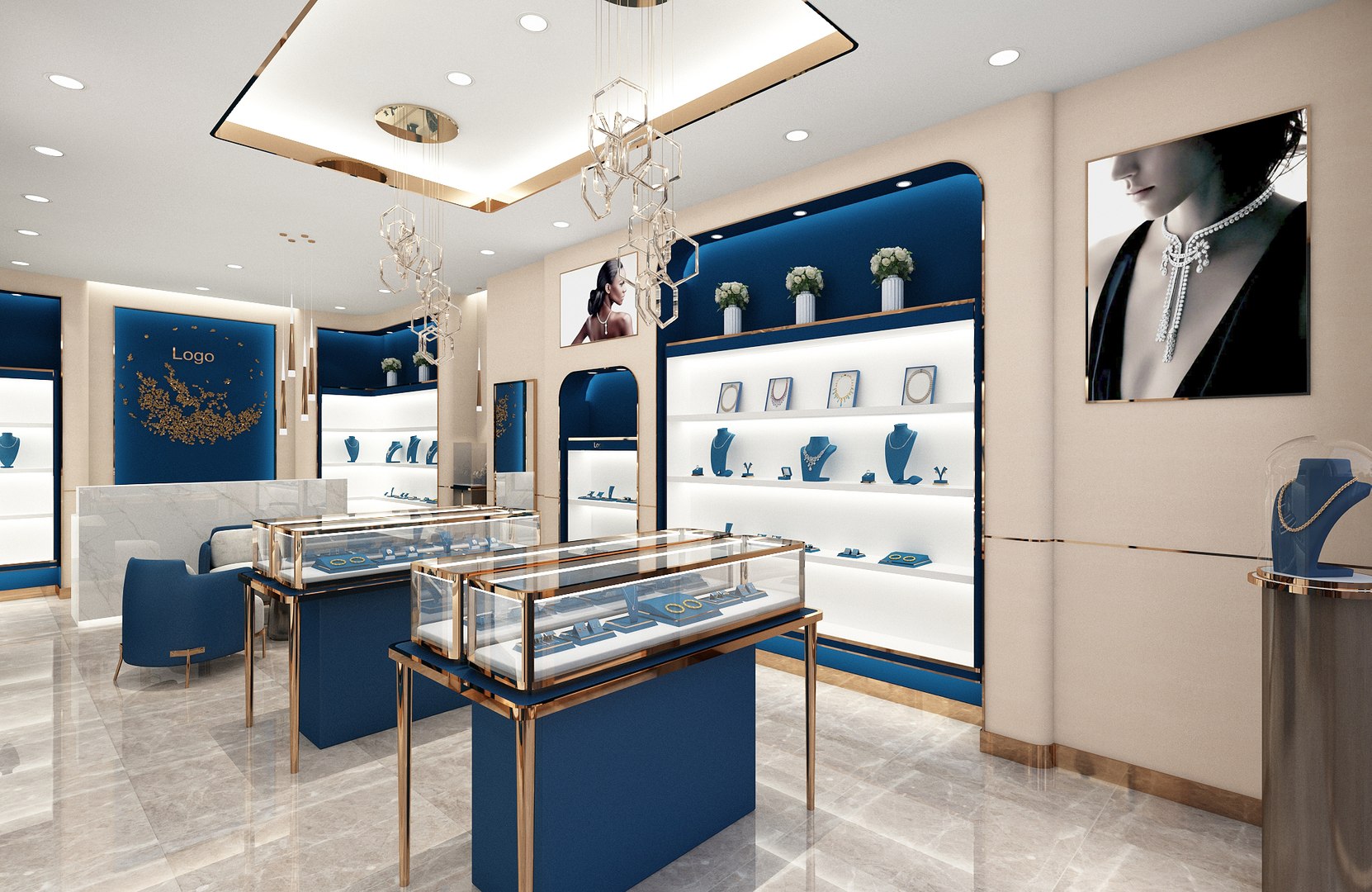 3D Model Jewelry Store Collection 01 - TurboSquid 2268343