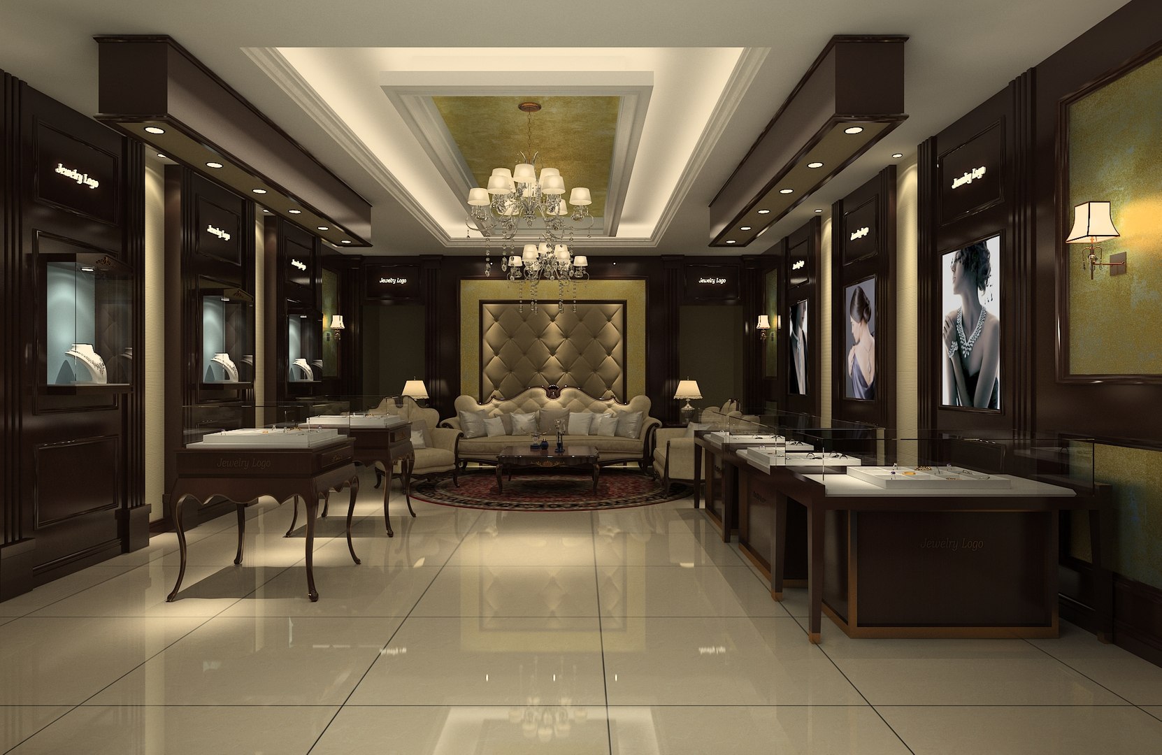 3D Model Jewelry Store Collection 01 - TurboSquid 2268343