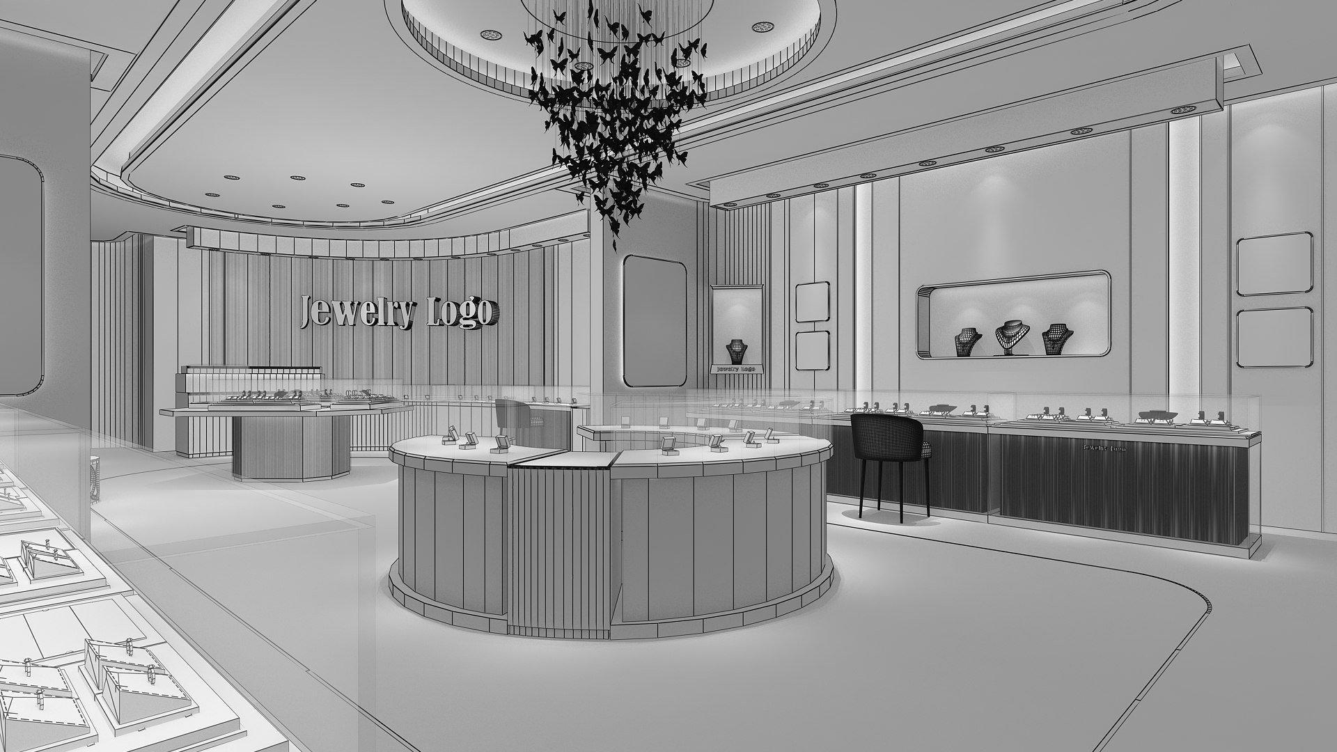 3D Model Jewelry Store Collection 01 - TurboSquid 2268343