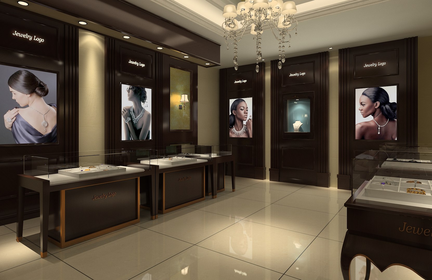 3D Model Jewelry Store Collection 01 - TurboSquid 2268343