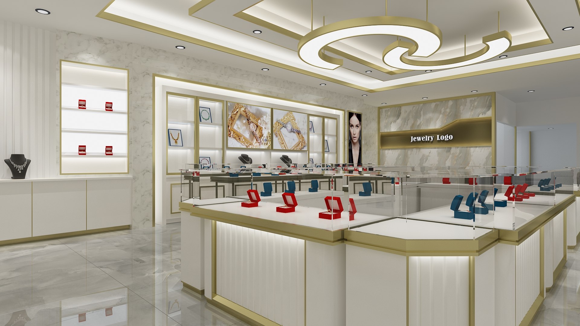 3D Model Jewelry Store Collection 01 - TurboSquid 2268343