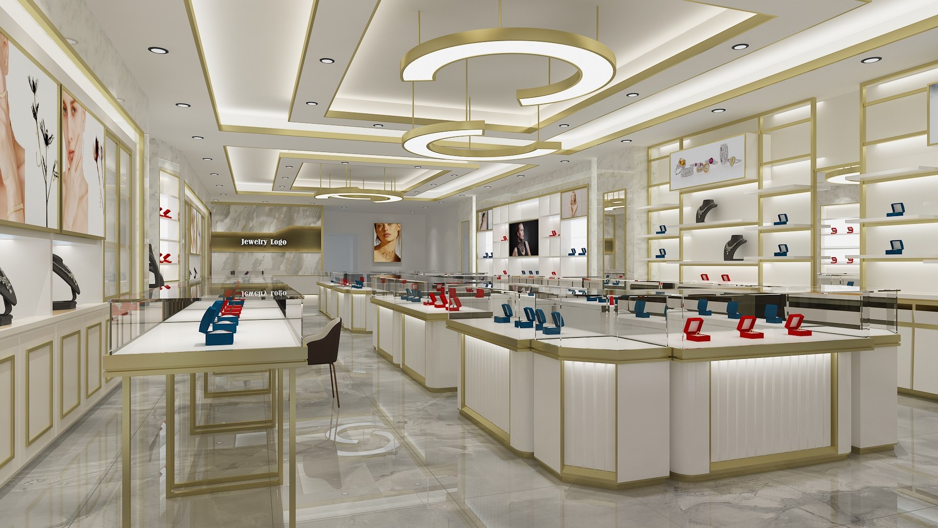 3D Model Jewelry Store Collection 01 - TurboSquid 2268343