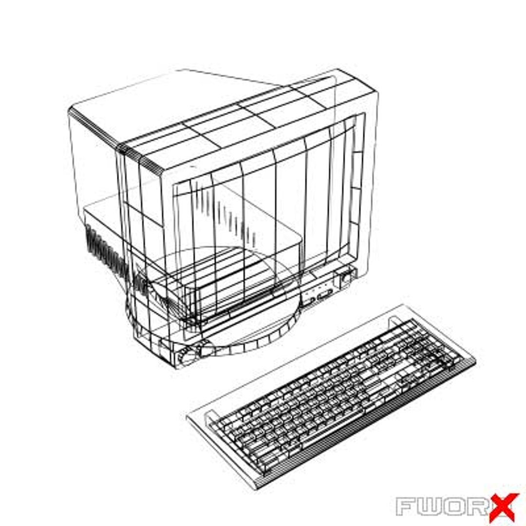 3d Monitor Model