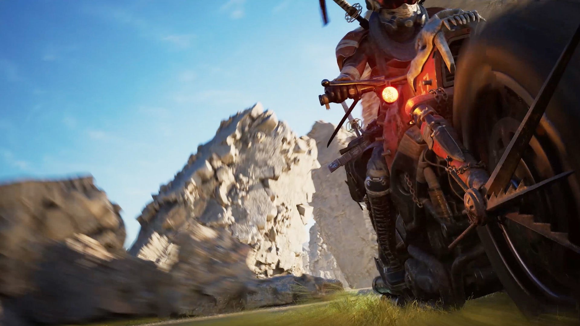 3D Motorcycle Post-Apocalyptic Motorbike 3D Model With Rigs 3D Model ...