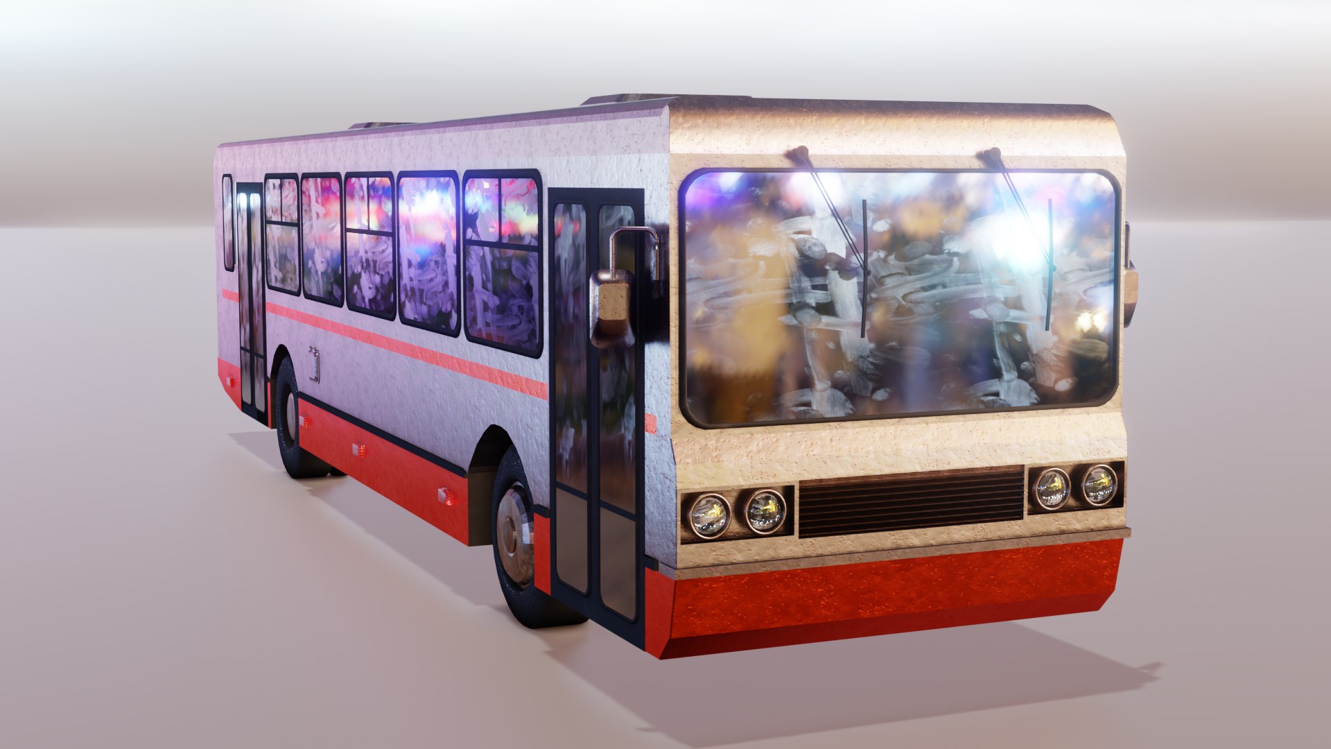 Free 3D old rusty bus - TurboSquid 1597853
