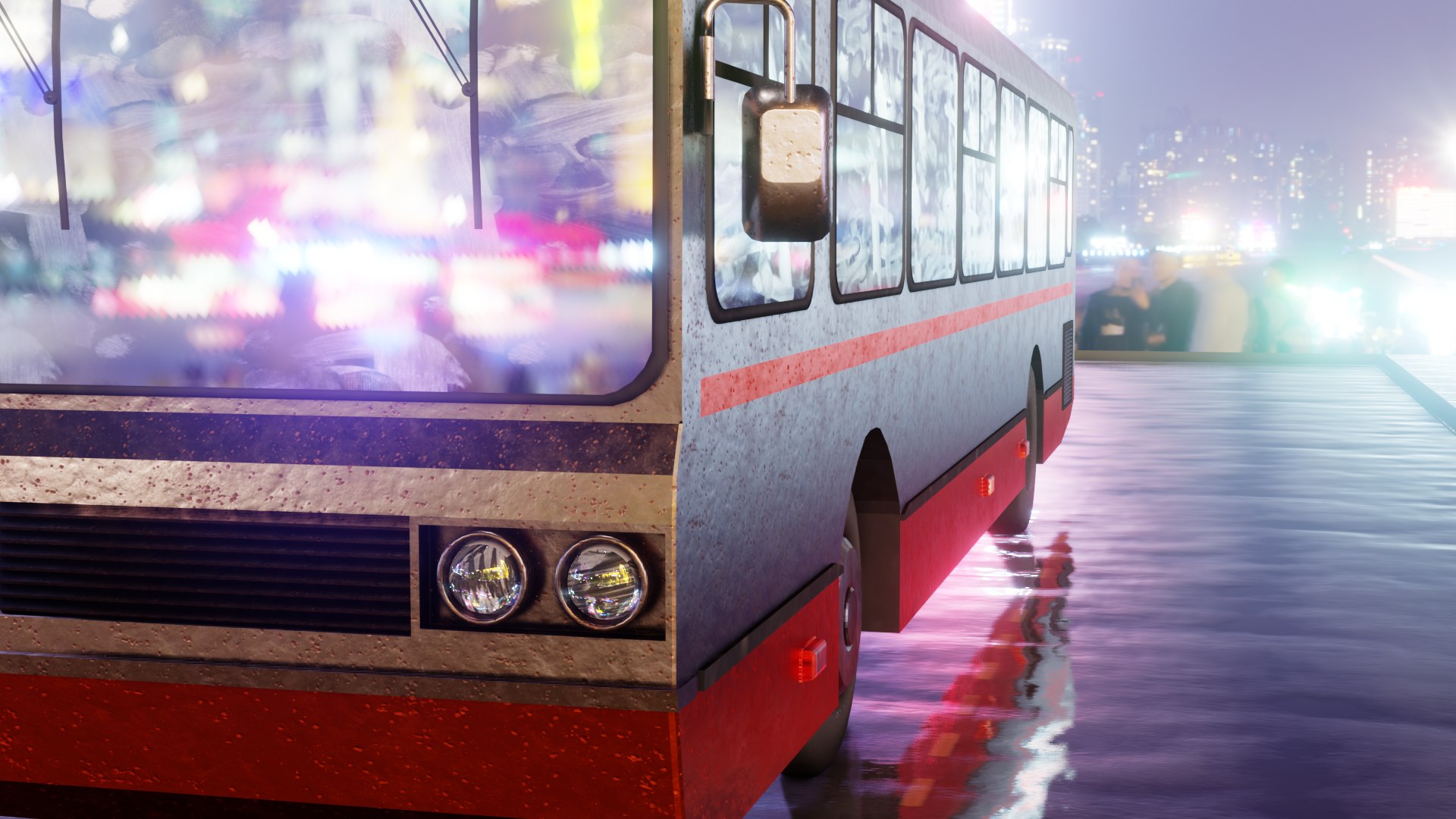 Free 3D Old Rusty Bus - TurboSquid 1597853