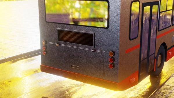 Free 3D old rusty bus - TurboSquid 1597853