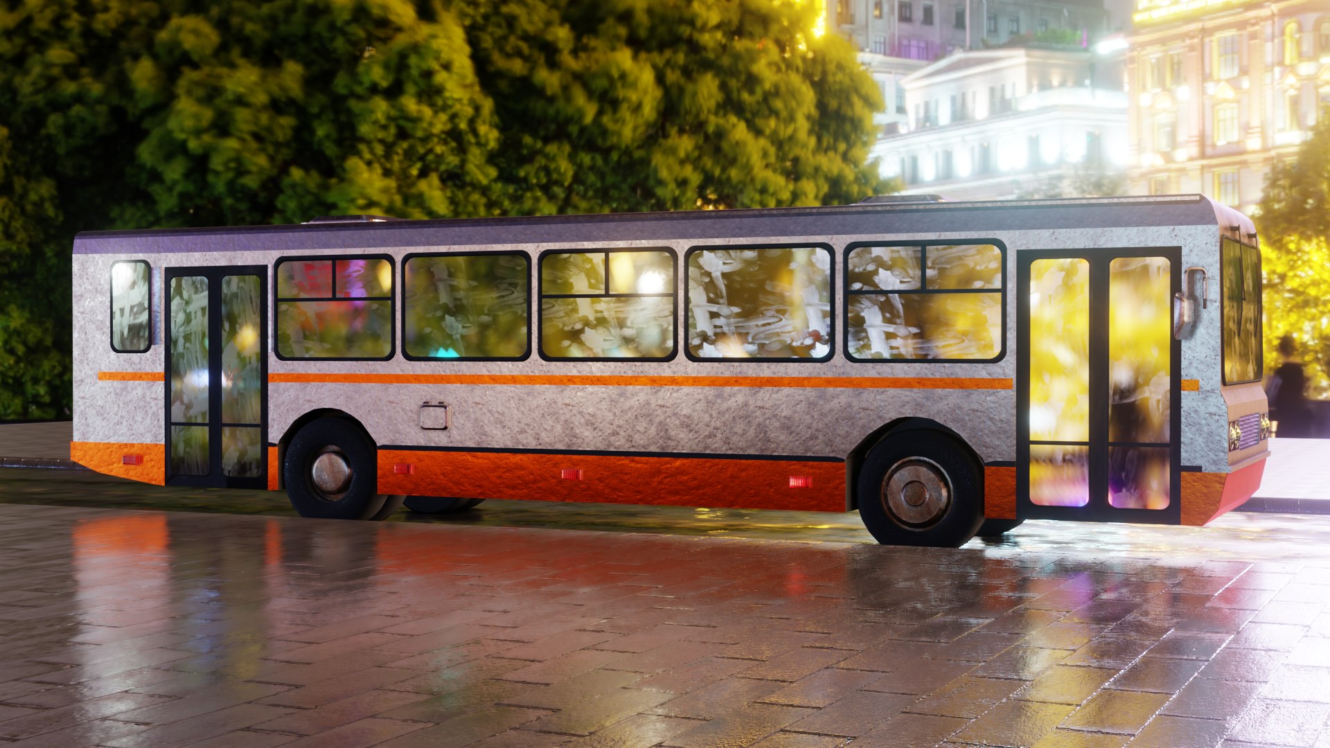 Free 3D Old Rusty Bus - TurboSquid 1597853