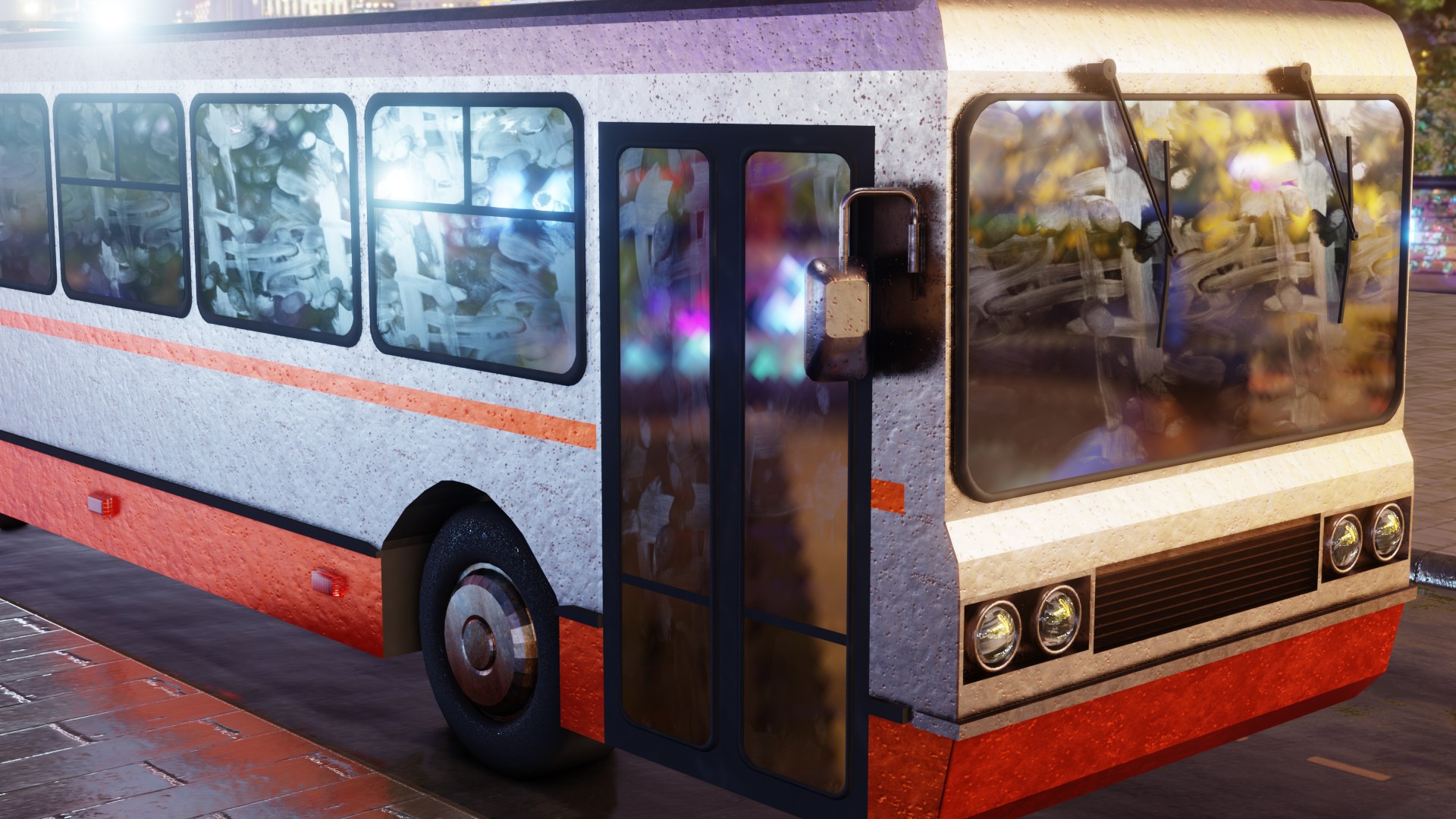 Free 3D Old Rusty Bus - TurboSquid 1597853