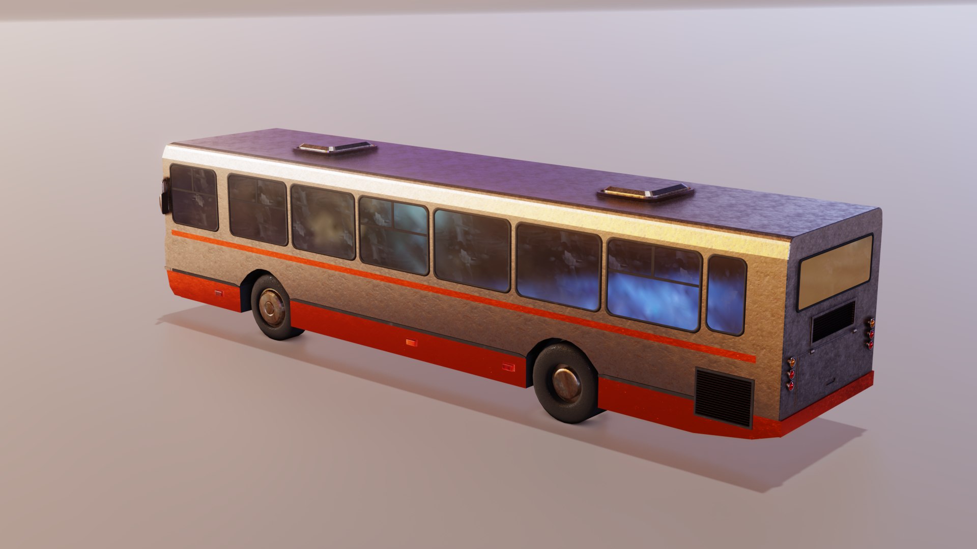 Free 3D old rusty bus - TurboSquid 1597853
