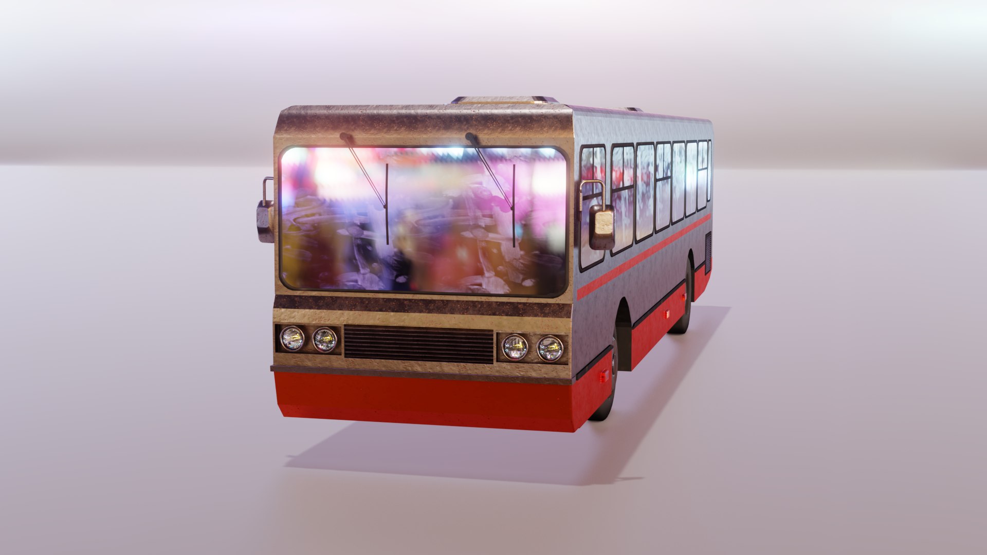 Free 3D old rusty bus - TurboSquid 1597853