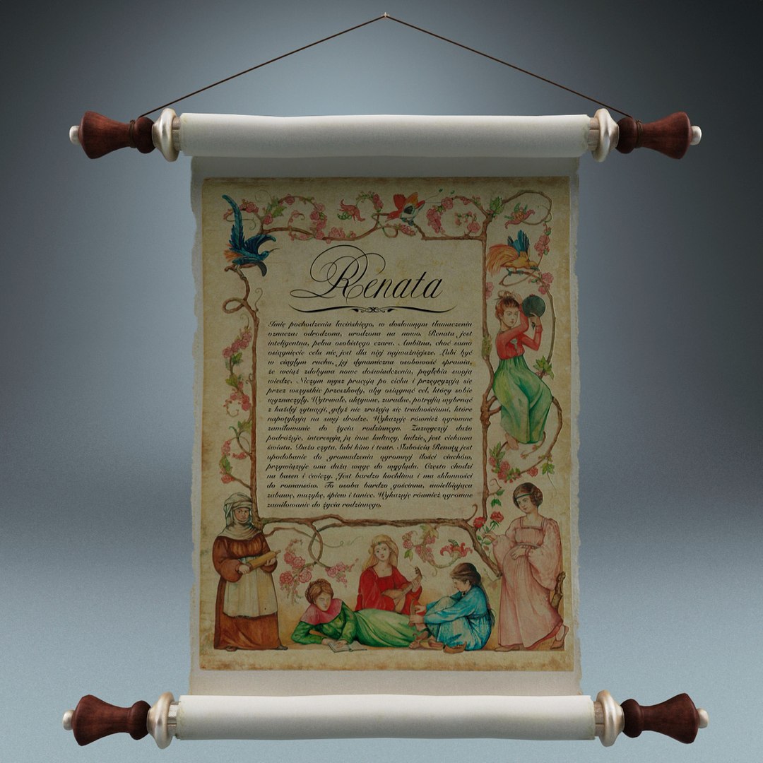 3ds Max Ancient Scroll