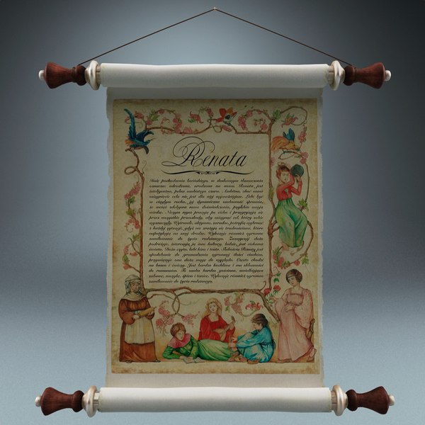 3ds max ancient scroll