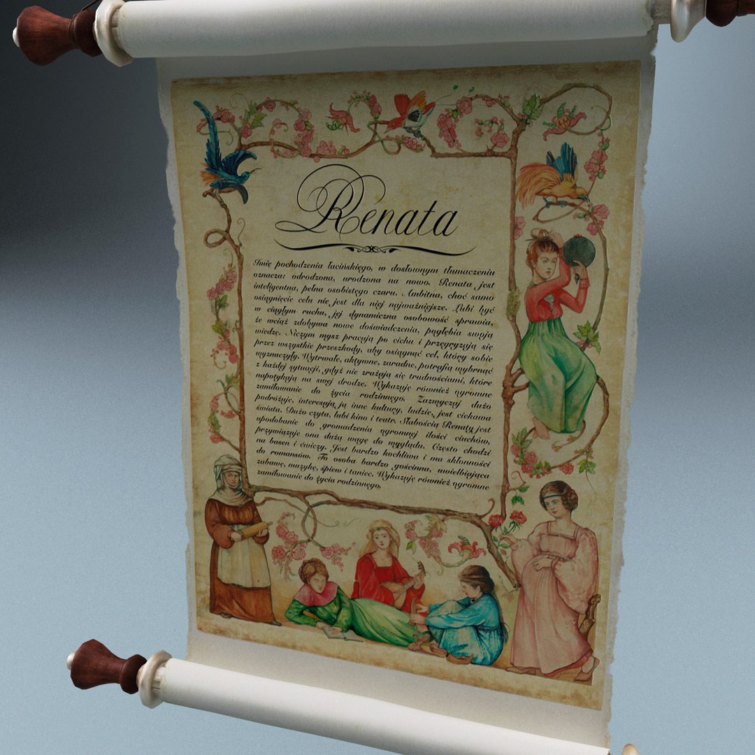 3ds Max Ancient Scroll