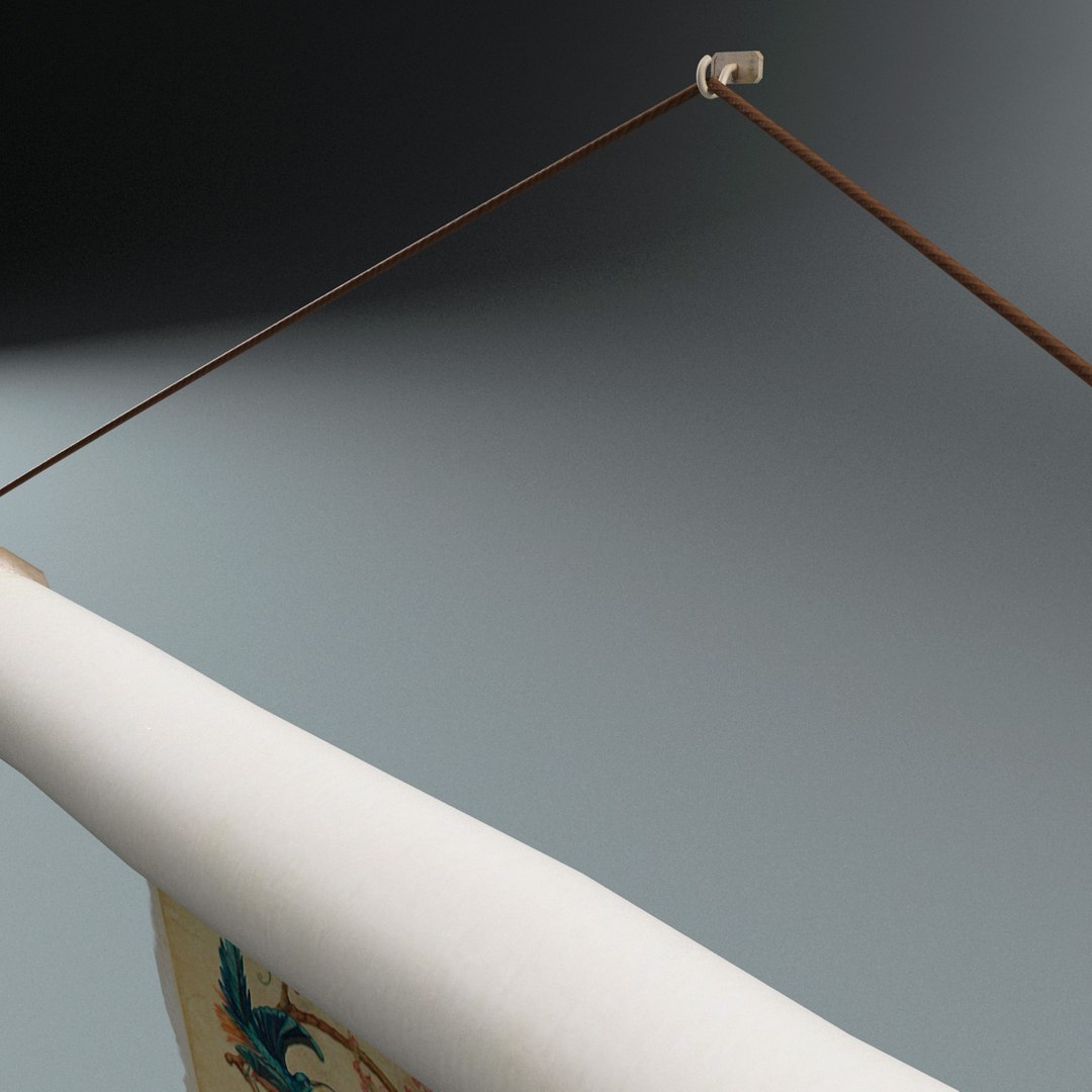 3ds Max Ancient Scroll