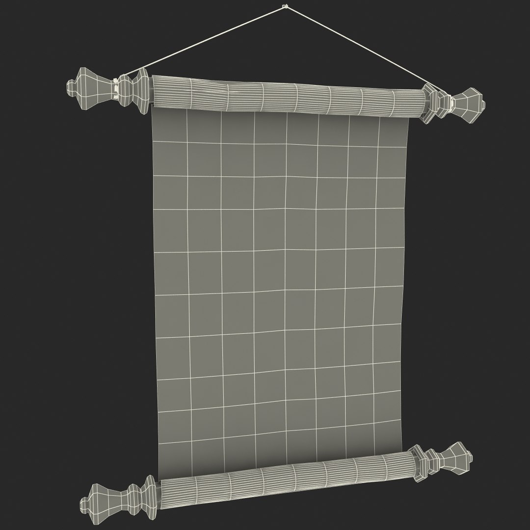 3ds Max Ancient Scroll
