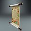 3ds Max Ancient Scroll