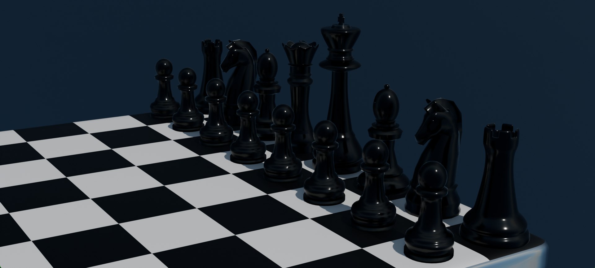 Game Ready Chess Set Low Poly Unity Unreal 3D Model - TurboSquid 2517384
