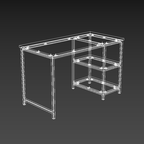 3D model Simple PC Table - TurboSquid 1979855
