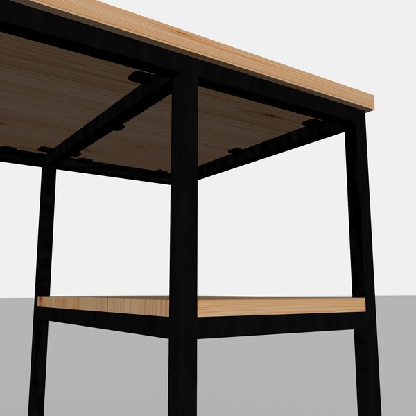 3D model Simple PC Table - TurboSquid 1979855