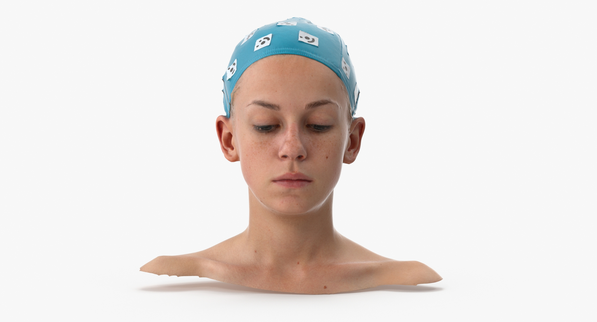 3D Model Rhea Human Head Eyes - TurboSquid 1665490