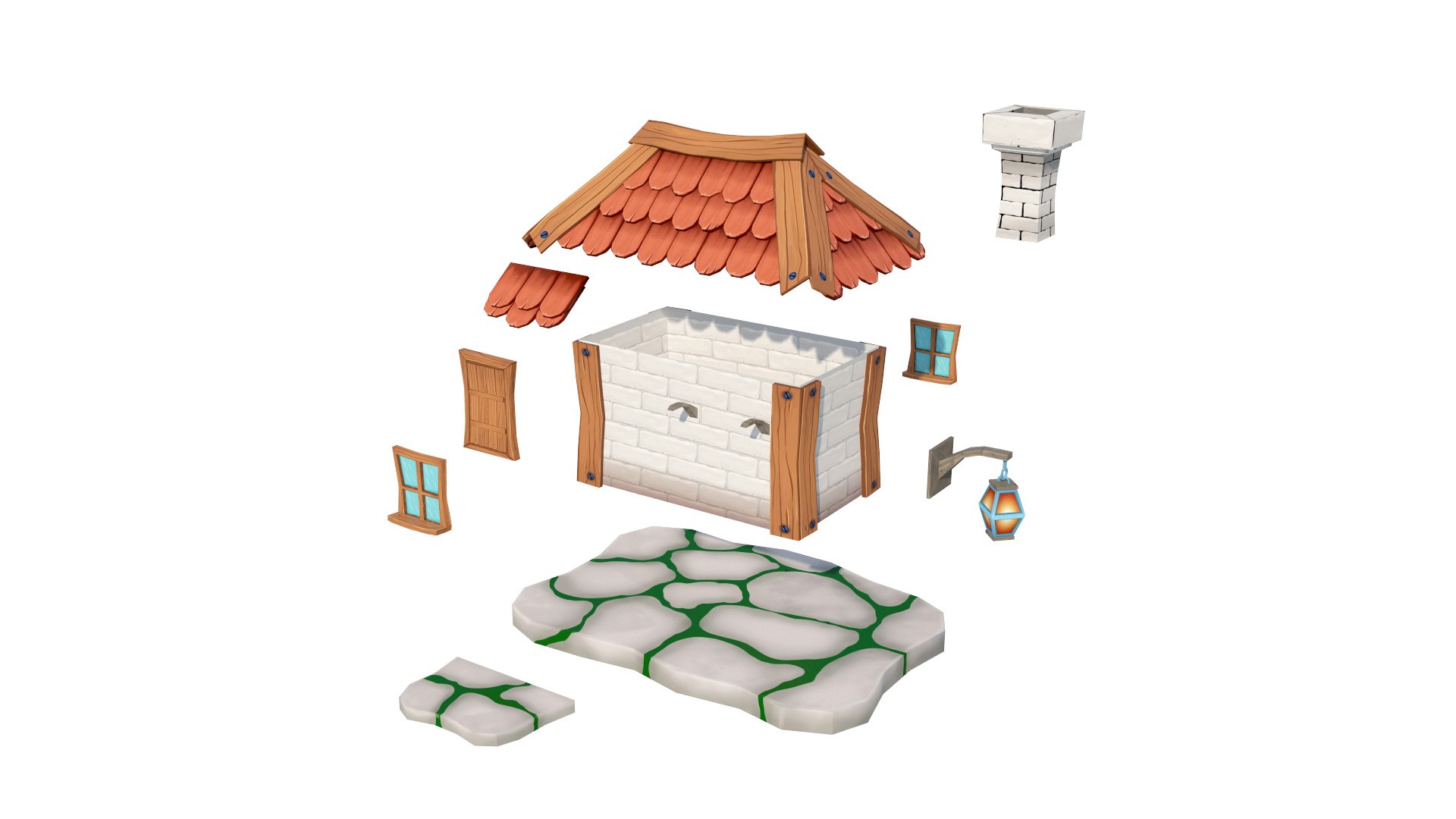 Toon cartoon house 3D - TurboSquid 1681778