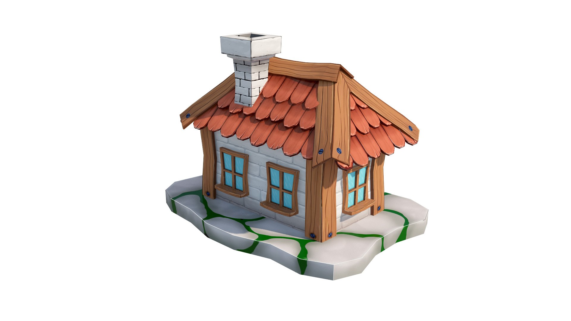 Toon cartoon house 3D - TurboSquid 1681778