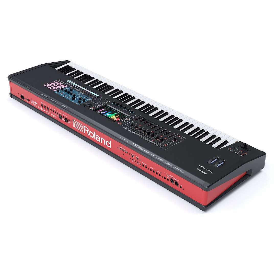 3D Keyboard Music Workstation Roland - TurboSquid 1505284