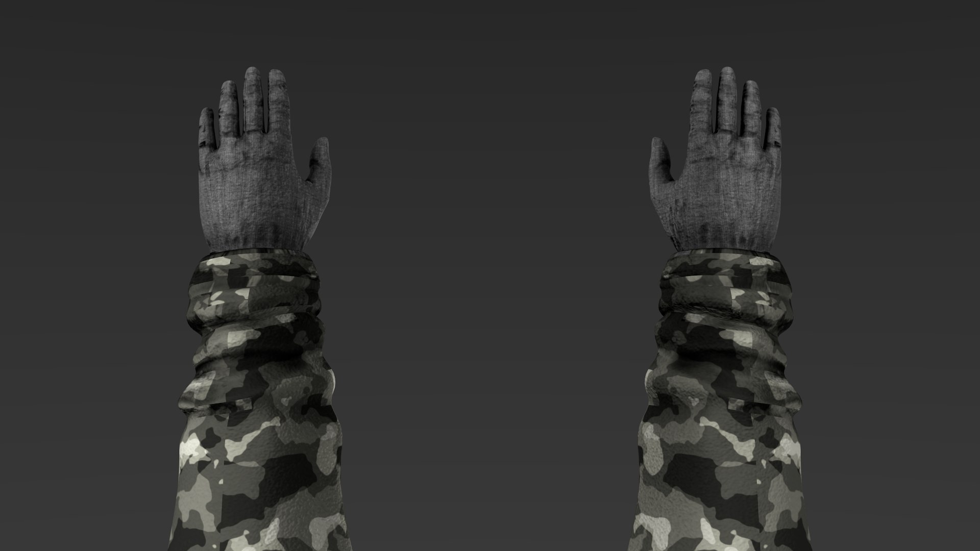 3d Model Hands First-person