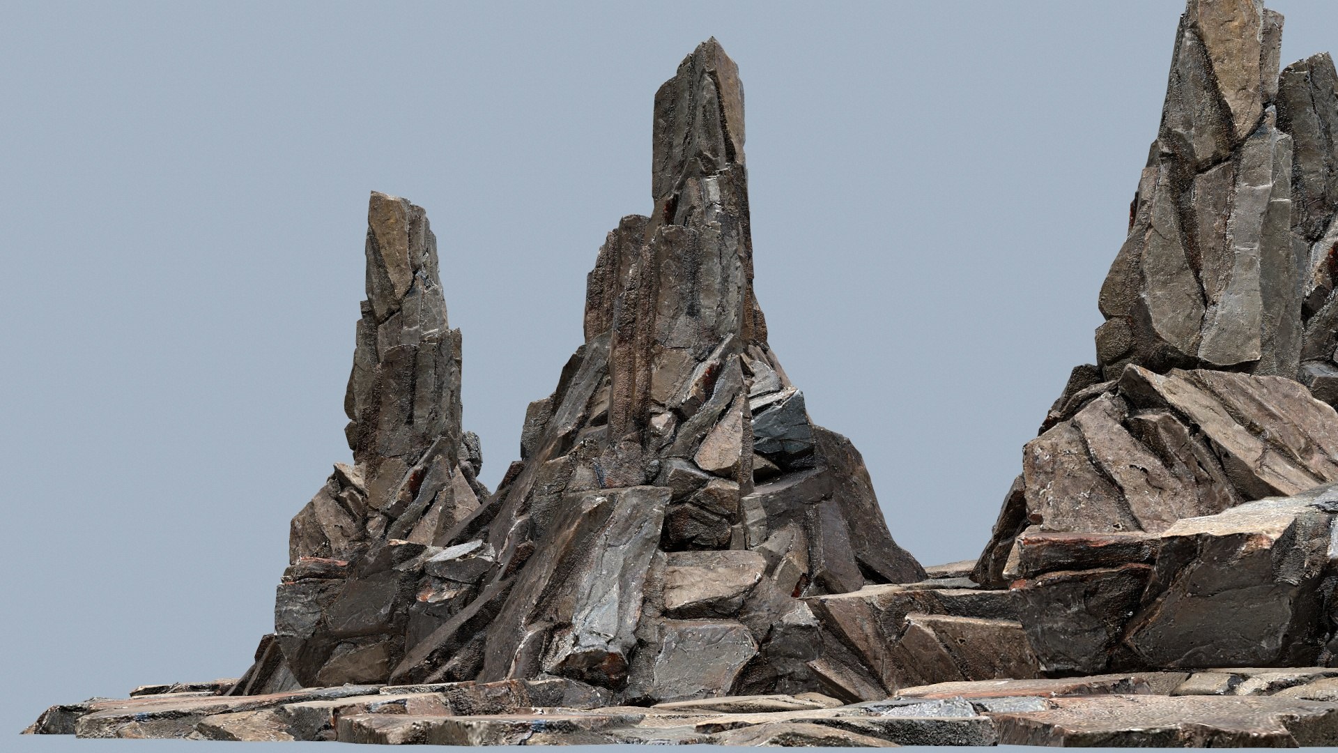 Cliff Rocks Model - TurboSquid 2210319