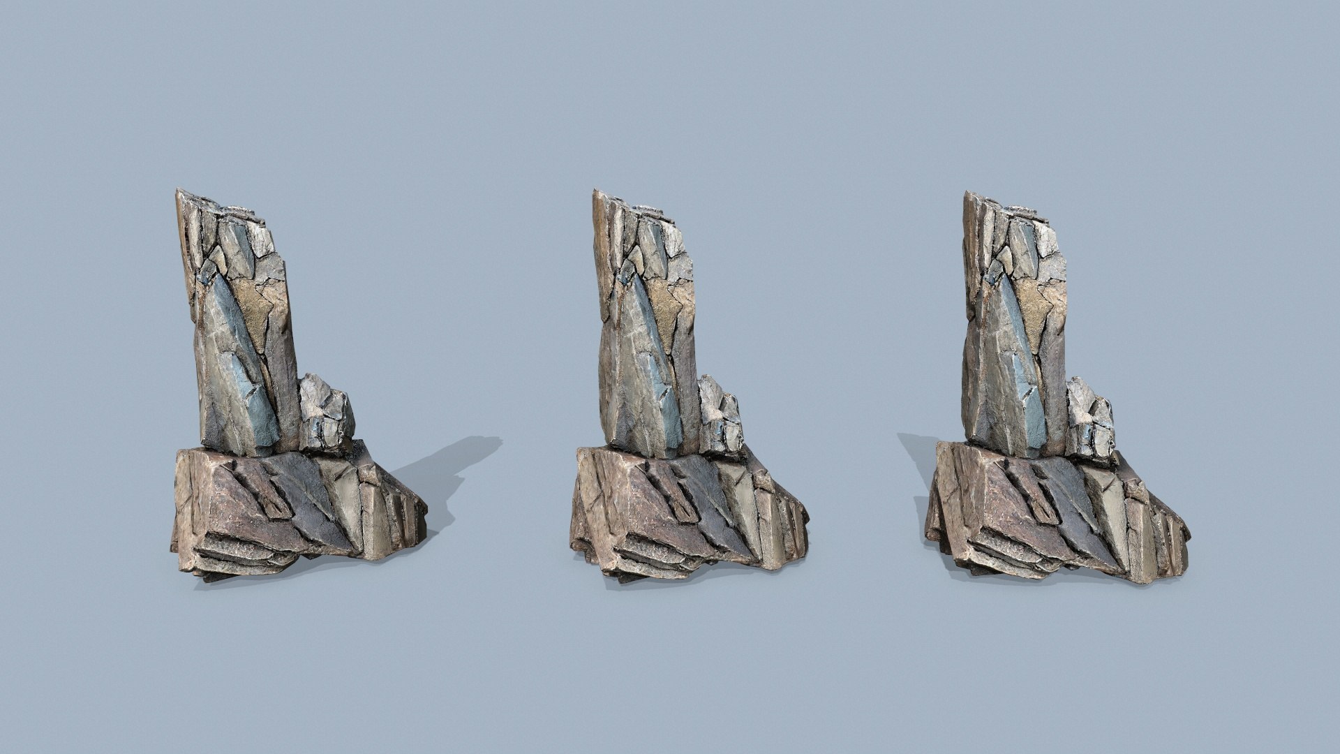 Cliff Rocks Model - TurboSquid 2210319