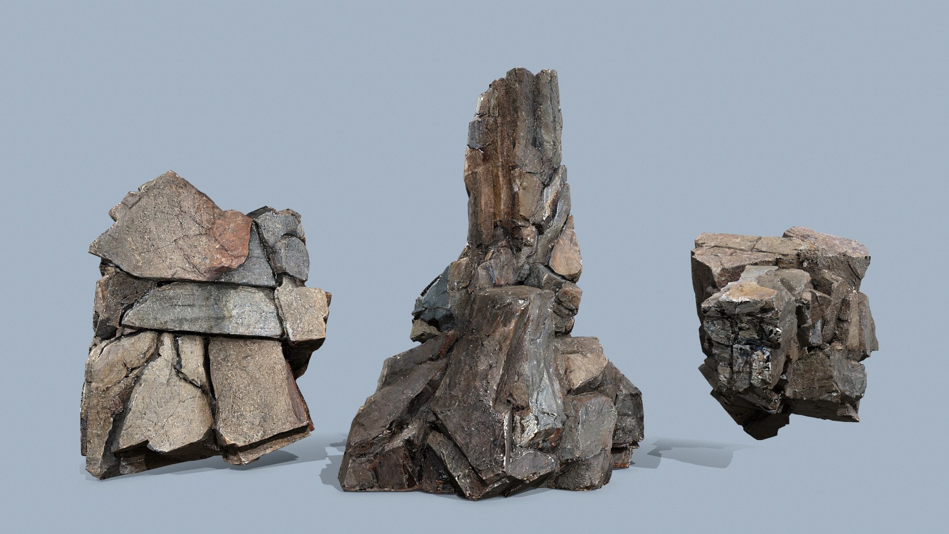 Cliff Rocks Model - TurboSquid 2210319