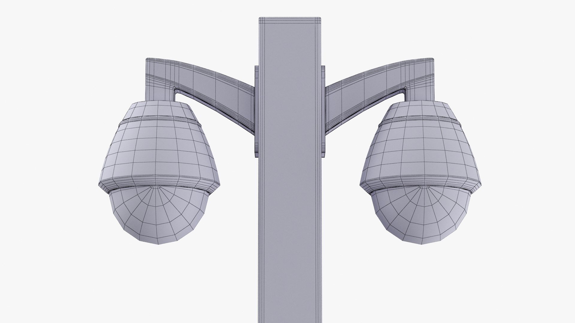 3D Security Cameras Pole Model - TurboSquid 2041467