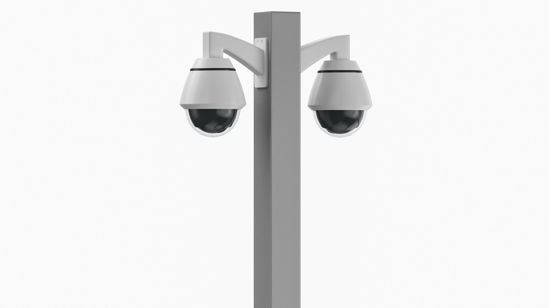 3D Security Cameras Pole Model - TurboSquid 2041467