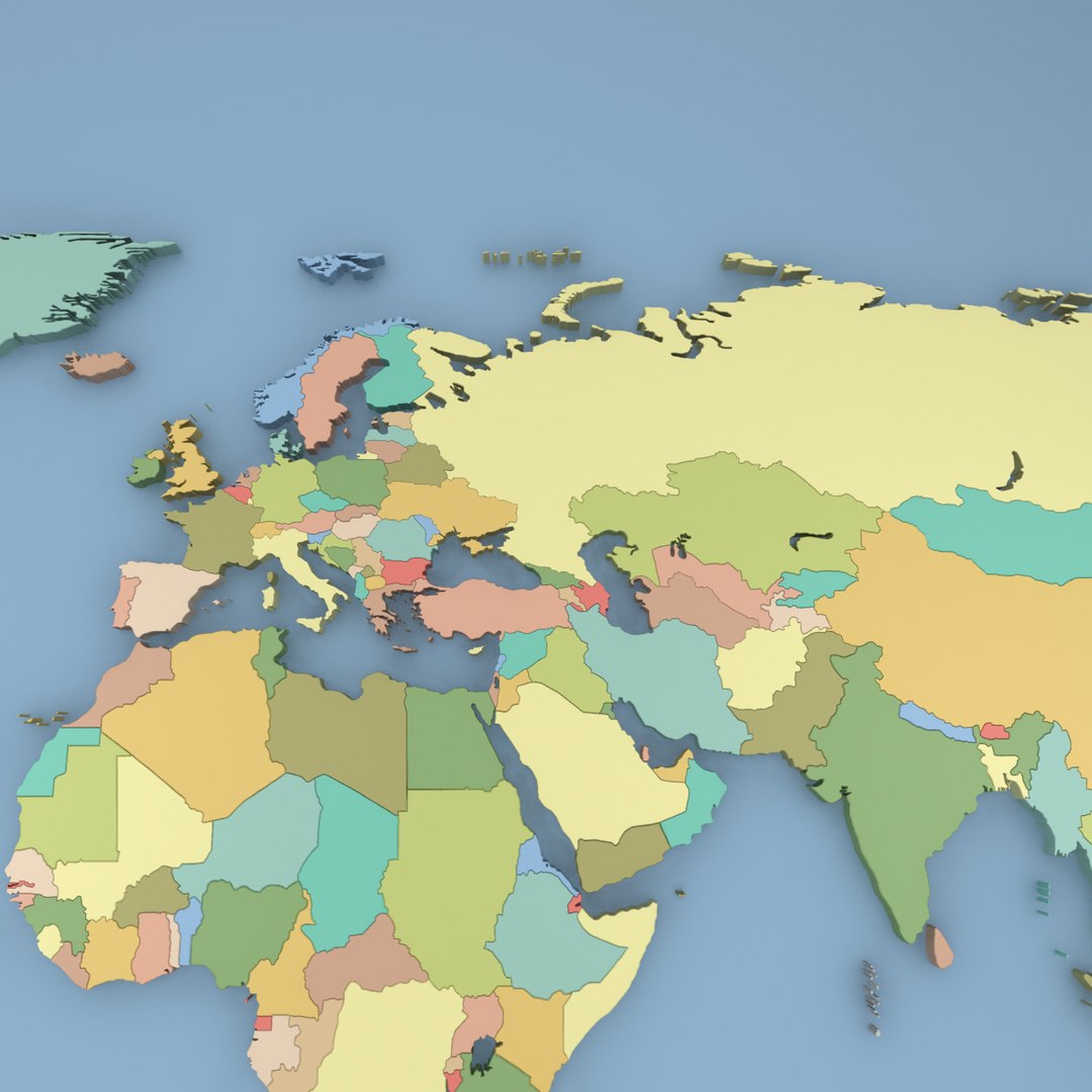 3d world globe