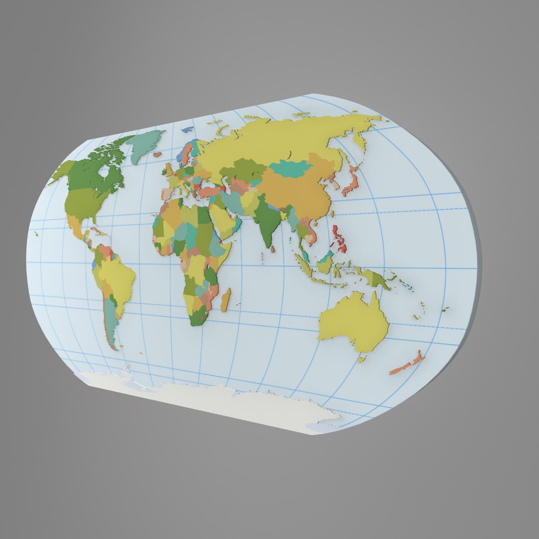3d world globe
