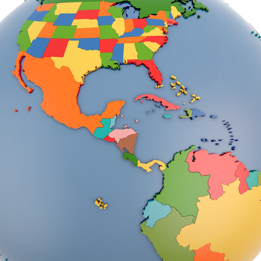 3d world globe