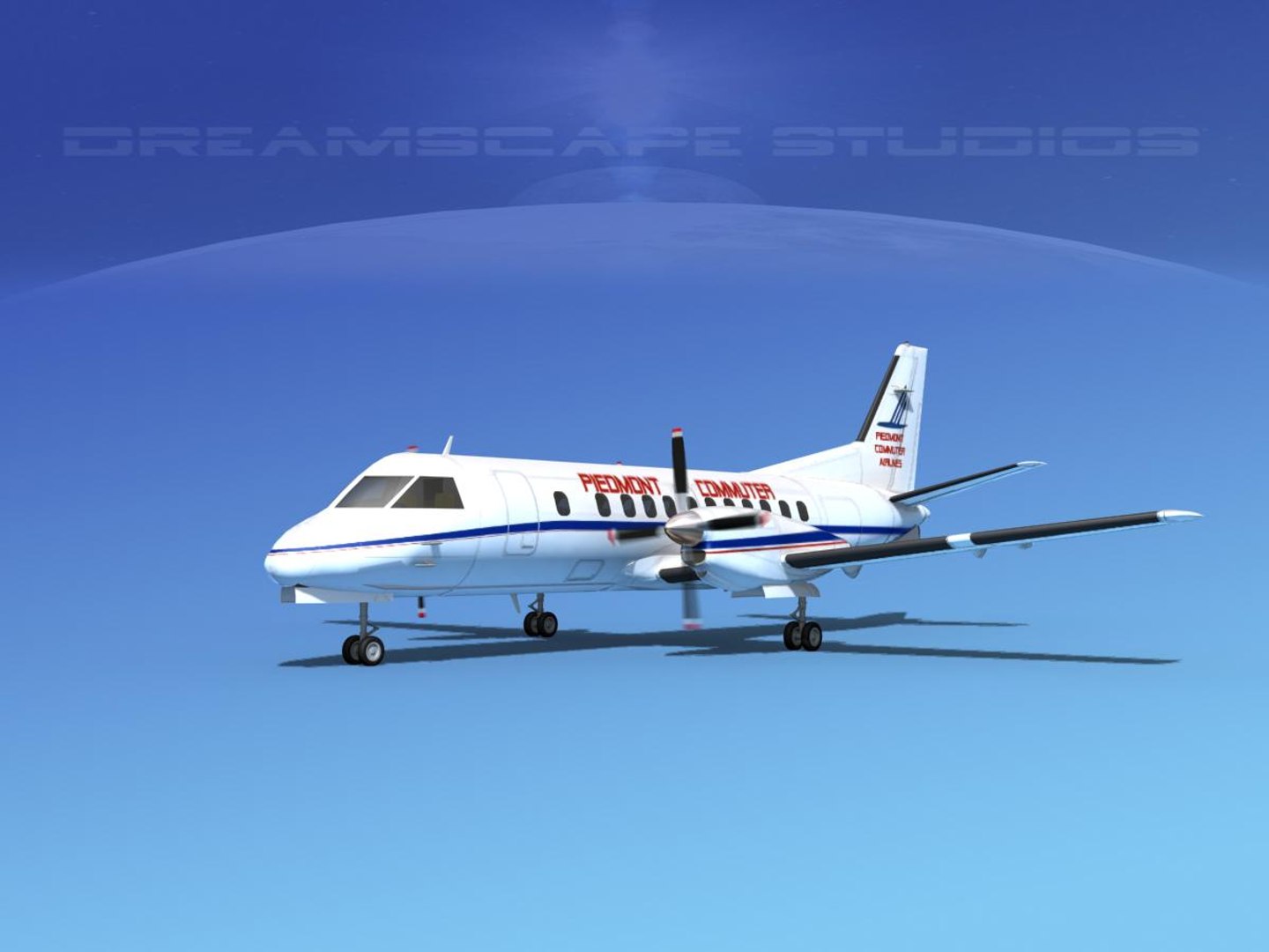 Cockpit Saab 3d Model