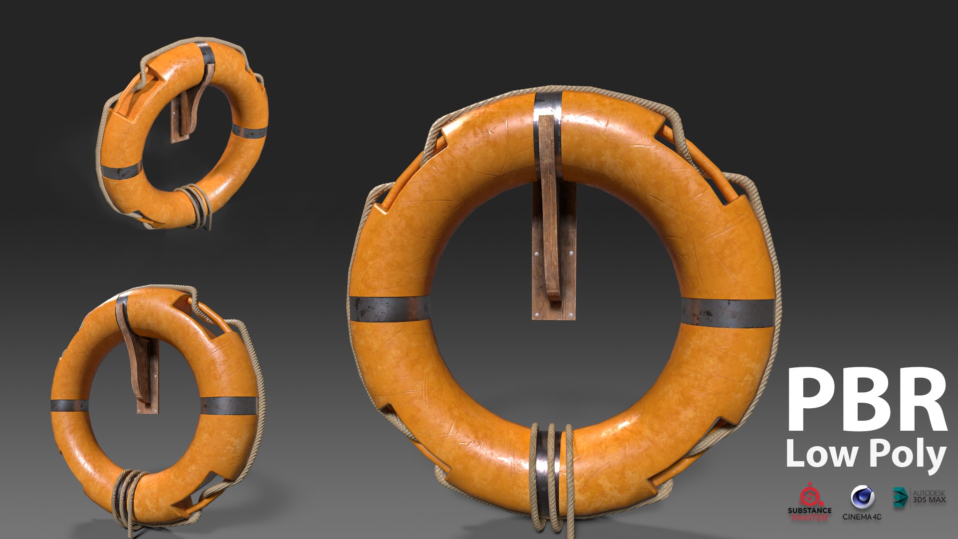 Lifebuoy 3D Model - TurboSquid 1859472