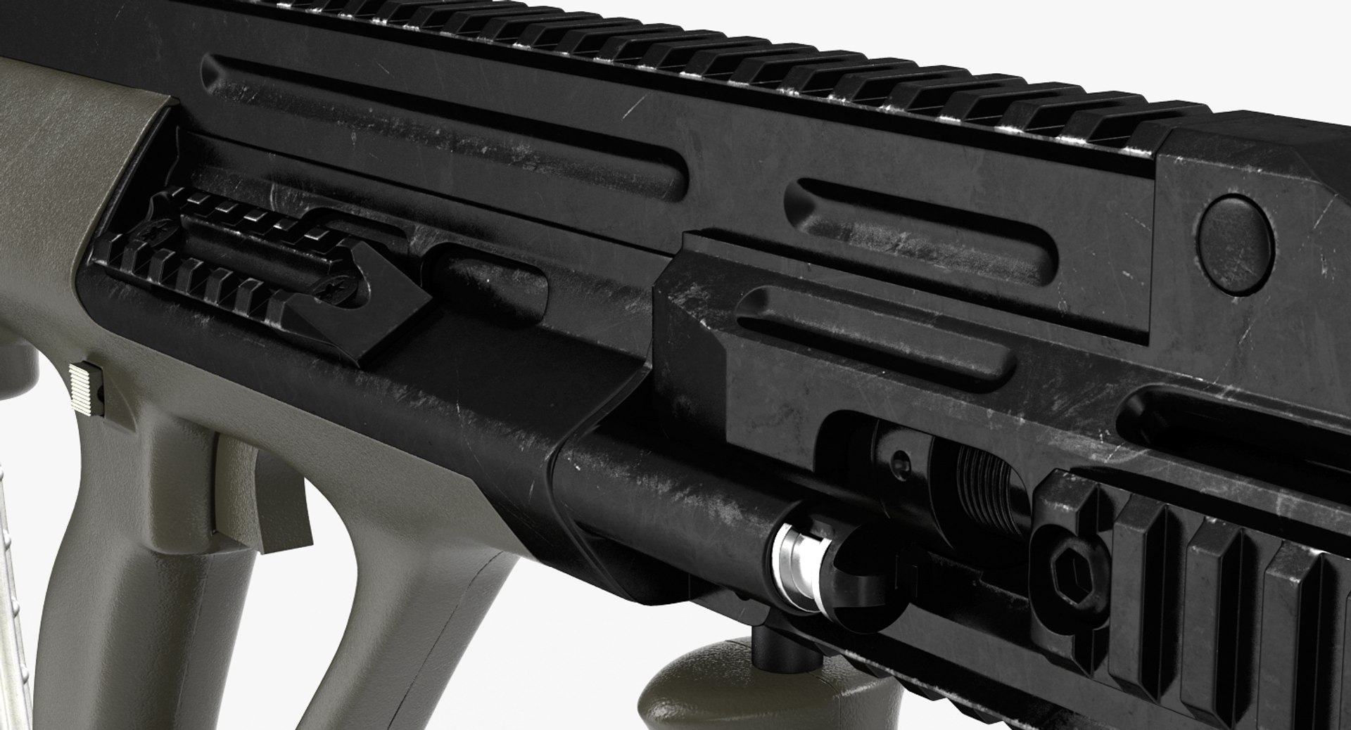 3D Austrian Bullpup Rifle Steyr Aug Model - TurboSquid 1158412