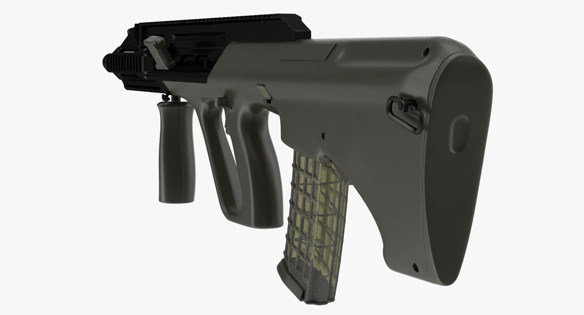 3D Austrian Bullpup Rifle Steyr Aug Model - TurboSquid 1158412