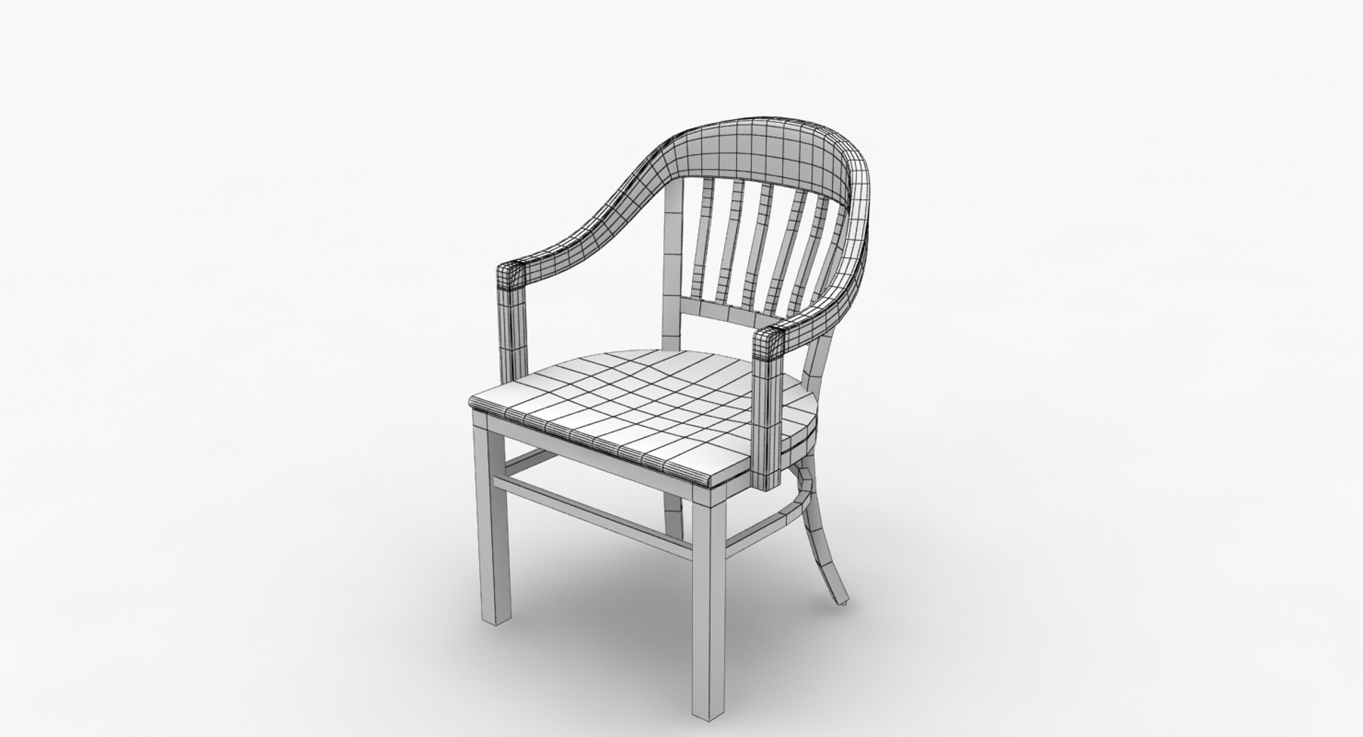 3D model vintage banker chair - TurboSquid 1200366
