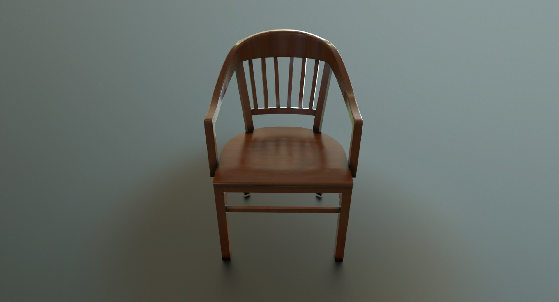 3D model vintage banker chair - TurboSquid 1200366