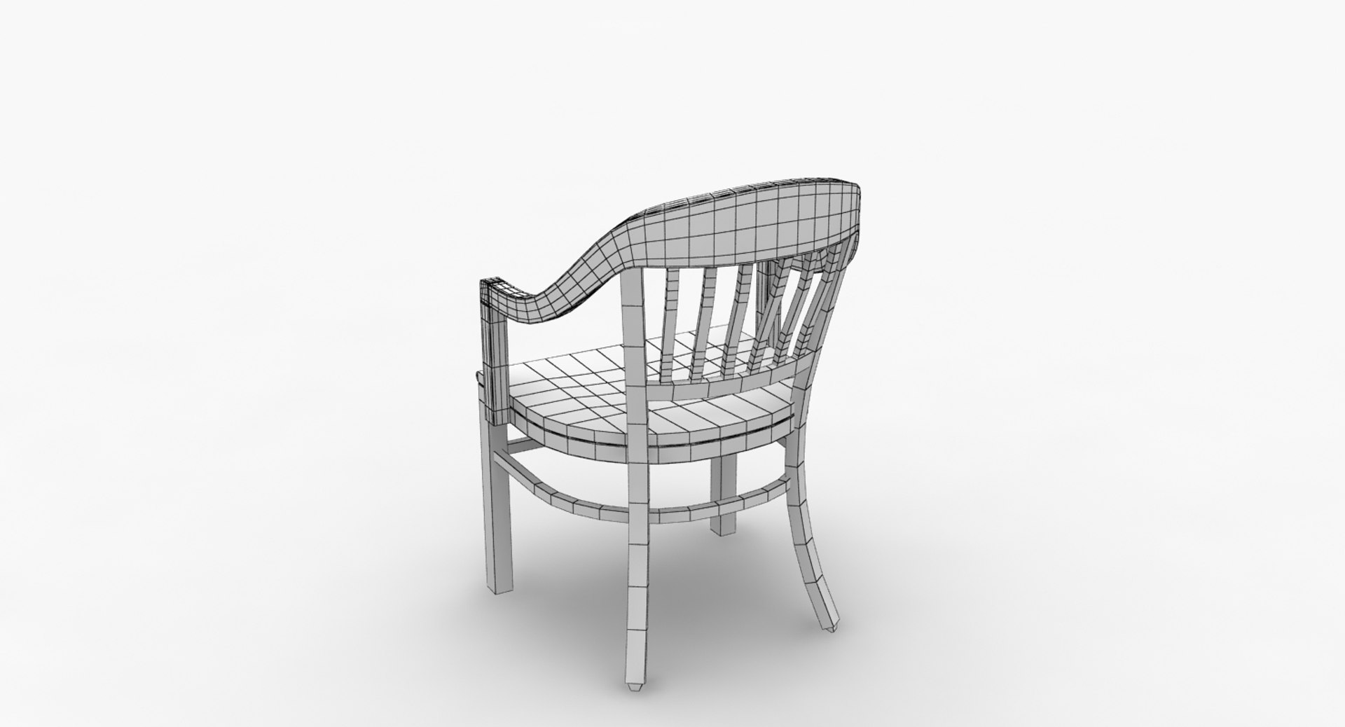 3D model vintage banker chair - TurboSquid 1200366