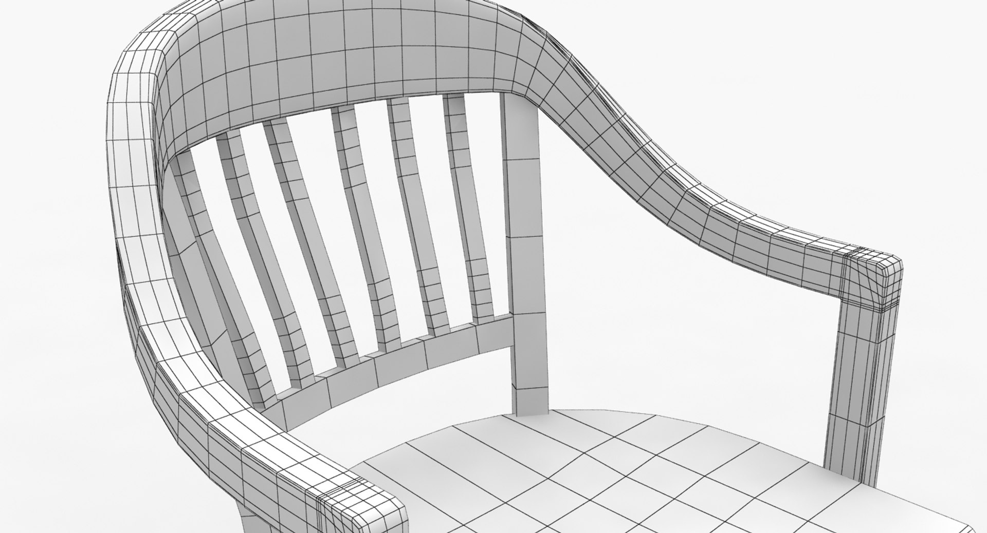 3D model vintage banker chair - TurboSquid 1200366